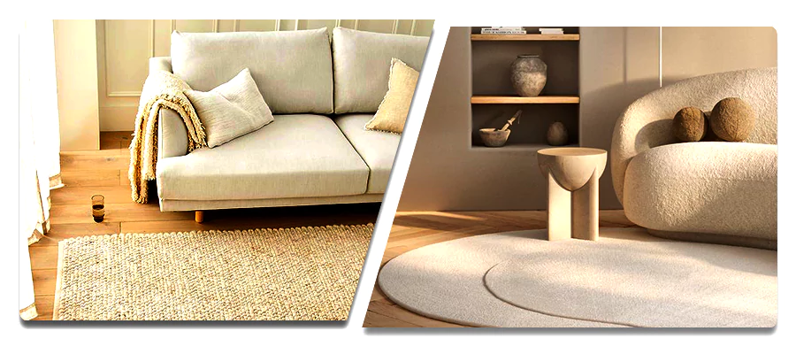 Minimal area rugs | Patterns and Colors of the minimal rugs